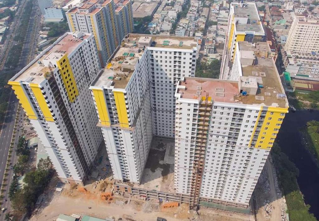 Mặt bằng, Căn hộ Mẫu Dự án Diamond Riverside Quận 8